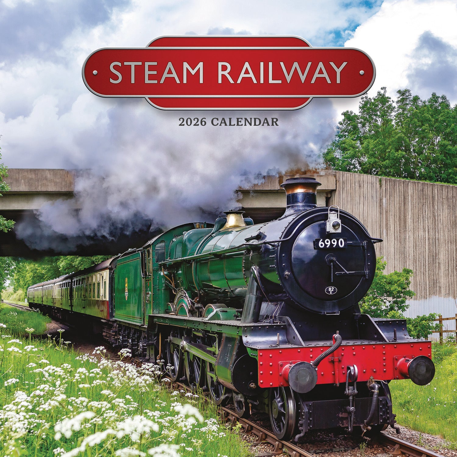 Steam Railway Wall Calendar 2026 – Otter House