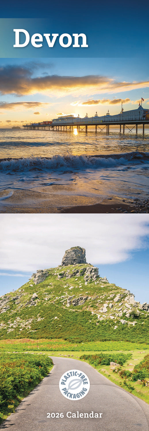 Devon Slim Calendar 2026 – Otter House