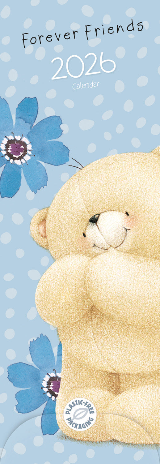 Forever Friends Slim Calendar 2026 – Otter House