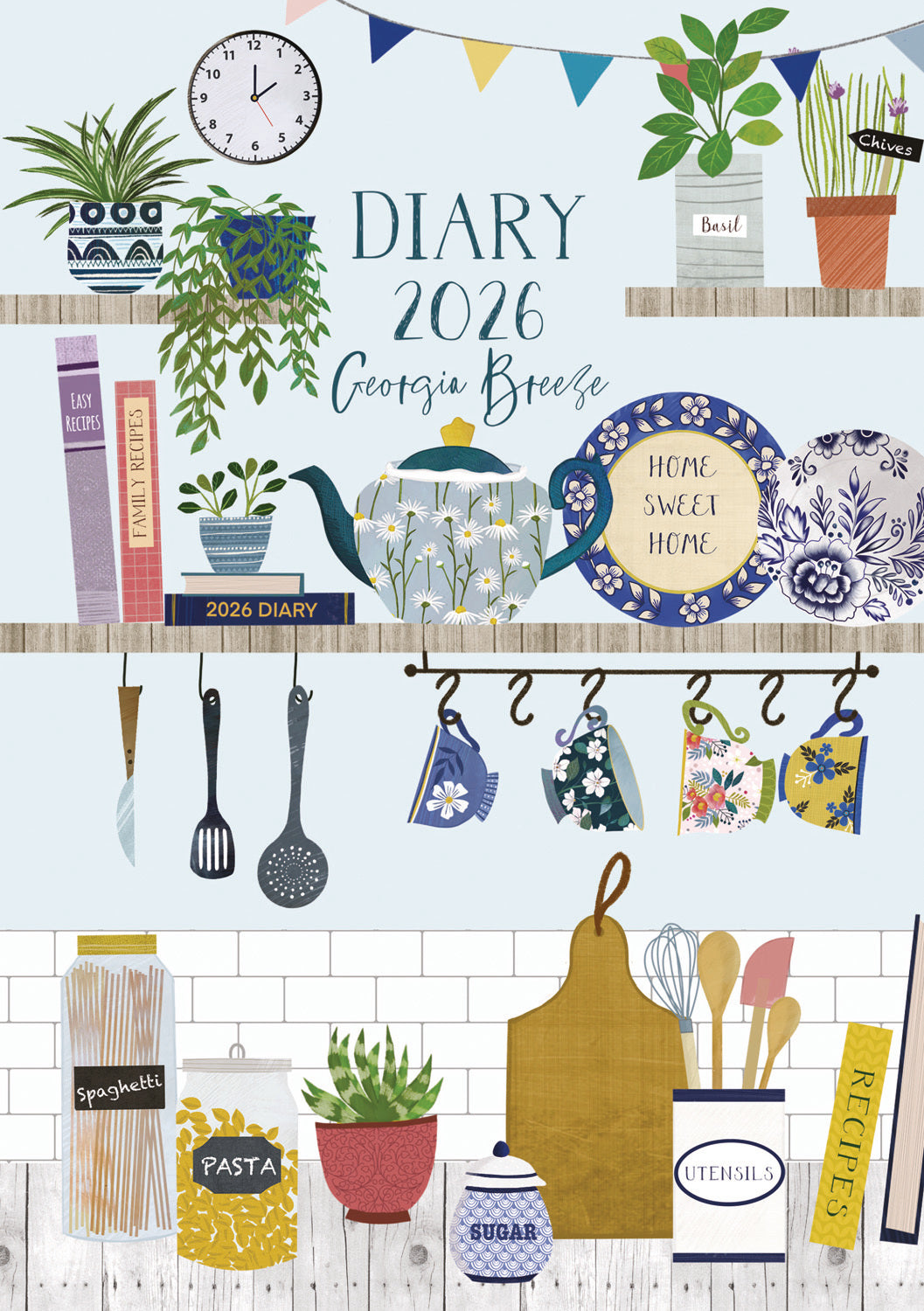 Georgia Breeze A5 Wiro Diary 2026 – Otter House