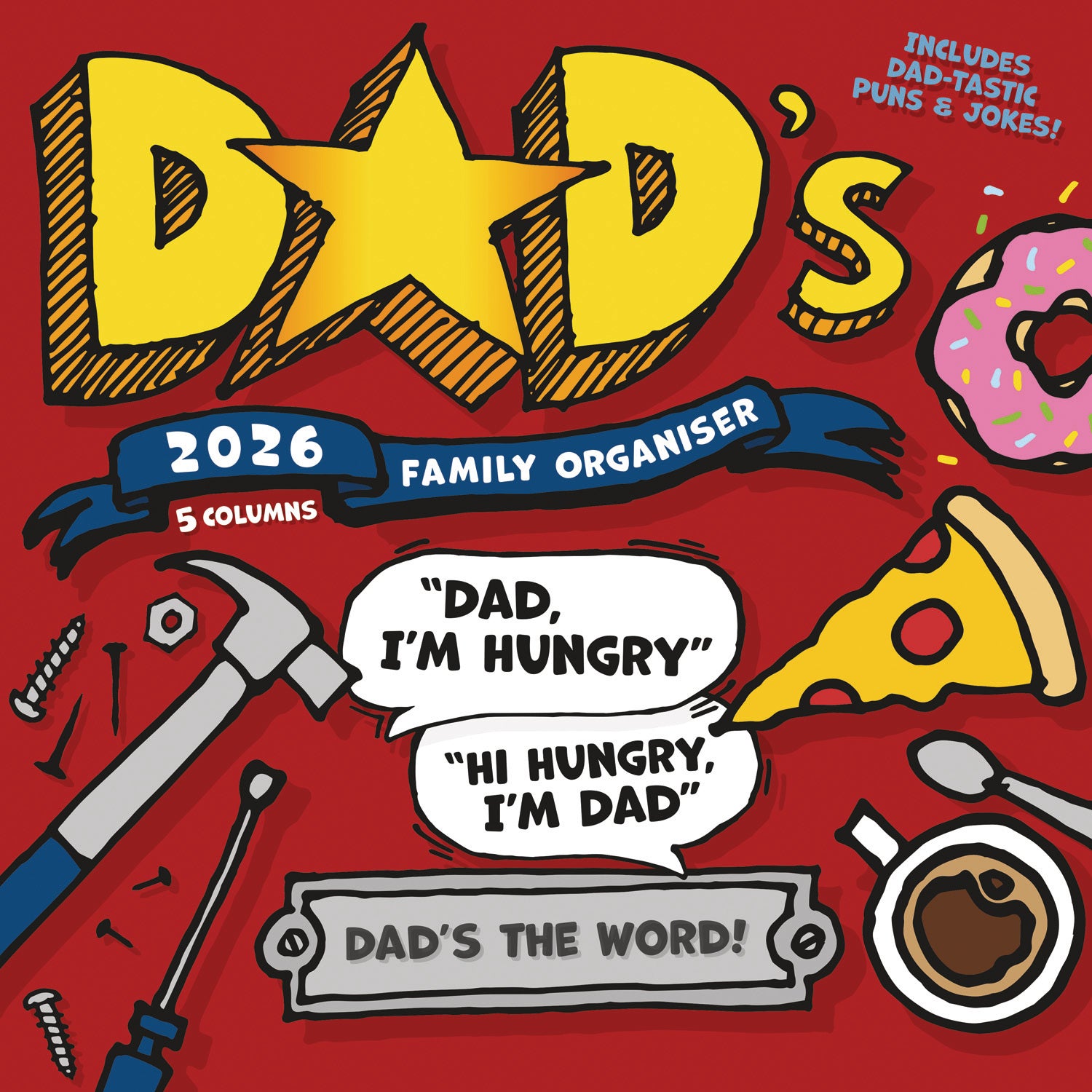 Dads Family Organiser Planner Wall Calendar 2026 – Otter House