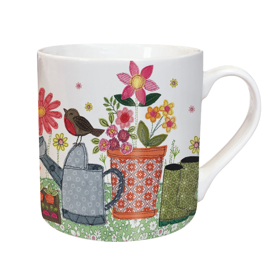 Robin & Watering Can - Tarka Mug – Otter House