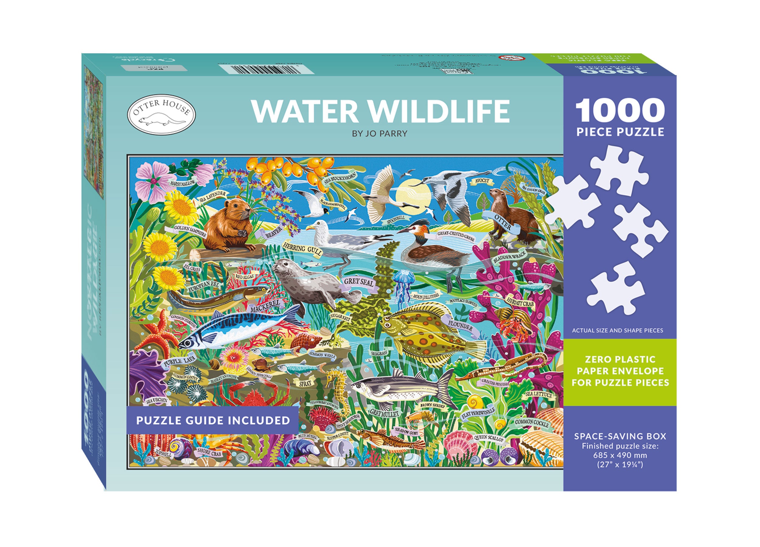 Water Wildlife - 1000 Piece Jigsaw Puzzle – Otter House